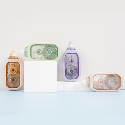 Full Wraparound Design Durable Correction Supplies For Students Integrated Cap Correction Tape