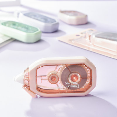 Full Wraparound Design Durable Correction Supplies For Students Integrated Cap Correction Tape