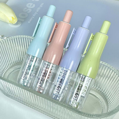 New Press Type Pen Style Whiteout Tape OEM Order Factory Custom Correction Tape With 360 Degree Rotatable Tip