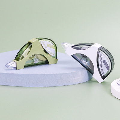 Best Selling Korea Stationery Correction Tape 8M Green Color No.956