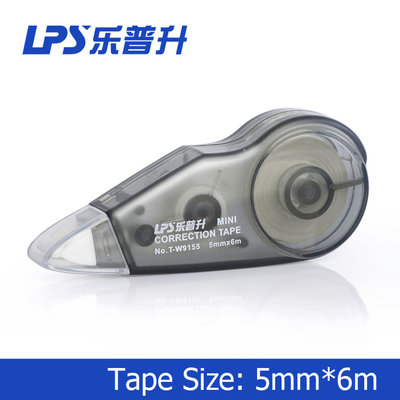 OEM / ODM Plastic Mini Green Colored Correction Tape 5mm X 6m No T-W9155