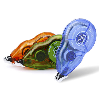 New Design Correction Tape No.T-W9199 With One Touch Cape Color Correction Tape Factory