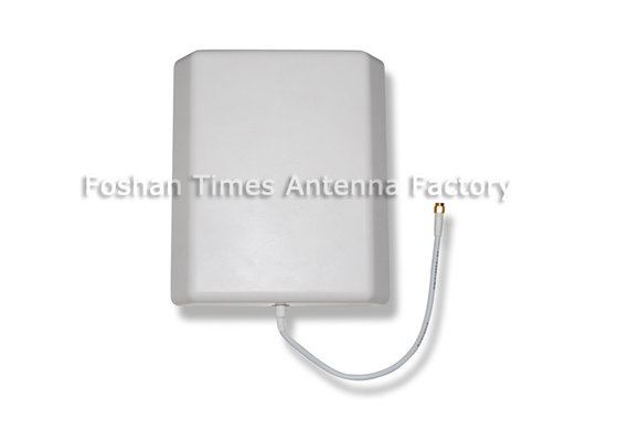 N Female Connector 5ghz Wireless Antenna , 12dBi Indoor Panel Antenna White