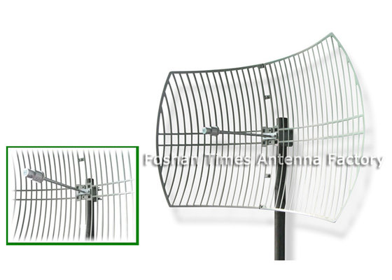 5725 - 5850MHz Parabolic Uhf Antenna , WLAN / LAN 30 Dbi Wifi Antenna Outdoor