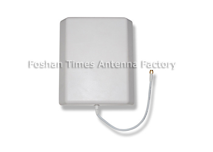 N Female Connector 5ghz Wireless Antenna , 12dBi Indoor Panel Antenna White