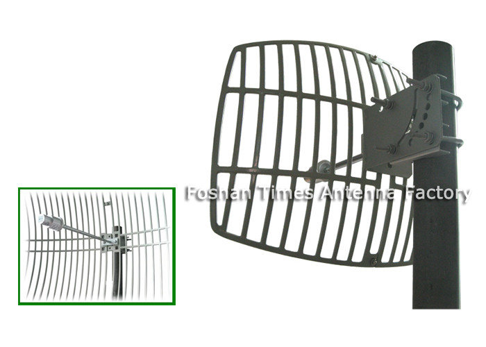 Weather Proof Parabolic Grid Antenna 27 dBi Wifi Antenna Vertical Polarization
