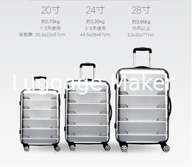 China 2017 New Design abs pc travel luggage new fashion ABS/PC luggage set supplier