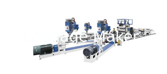 China 8Ton Capacity suitcase PC Luggage sheet extrusion machine for trolley luggage supplier