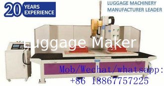China Fully-auto Cutting & Hole Puncher Machine for Luggage Suitcase Production supplier
