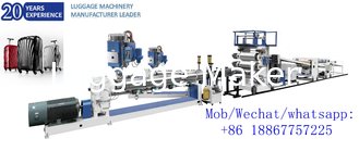 China High quality Components Luggage Suitcase Two Three Layers PC/ABS co-extrusion sheet making machine supplier