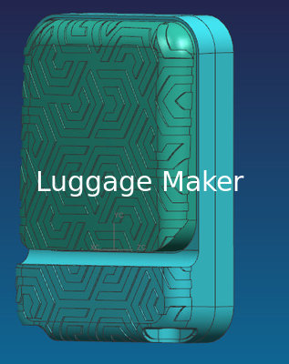 Suitcase Aluminum Mould in different design with different sizes for forming machine supplier