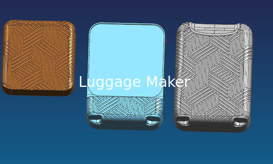 Suitcase Aluminum Mould in different design with different sizes for forming machine supplier
