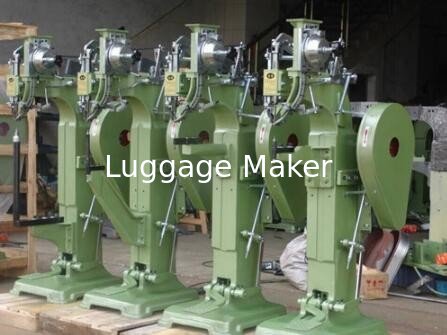 Luggage production Steel Nail Machine, rivet machine for trolley bag production supplier