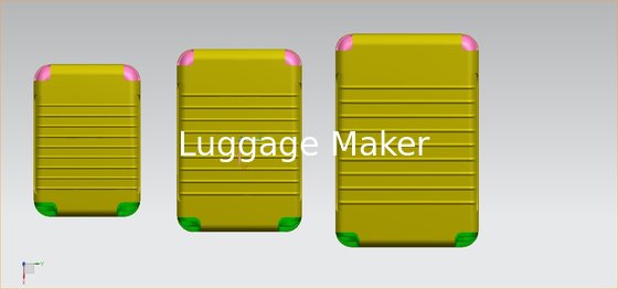 Hard Shell Luggage/trolley bag Aluminum mould in production supplier
