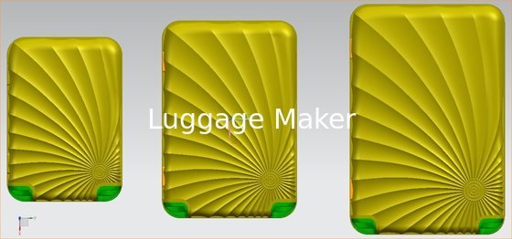 Hard Shell Luggage/trolley bag Aluminum mould in production supplier