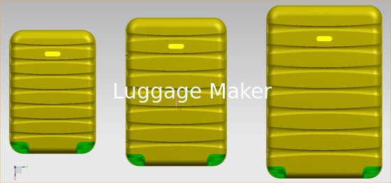 Hard Shell Luggage/trolley bag Aluminum mould in production supplier
