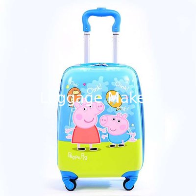 custom Printing pattern cartoon kids children school bag with wheels in hot sell supplier