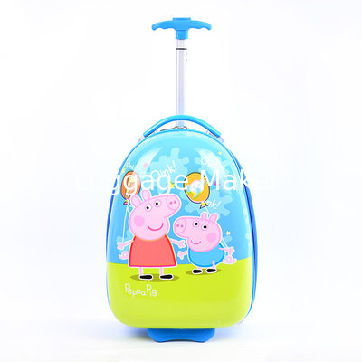 custom Printing pattern cartoon kids children school bag with wheels in hot sell supplier