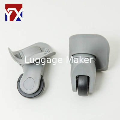 Newest customized Colorful rubber plastic 360 wheel trolley for luggage bag supplier