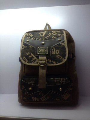 China 2015 hot sale canvas backpack supplier