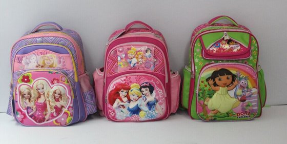 Fashion 16 inch 3D carton Fashion school bag supplier