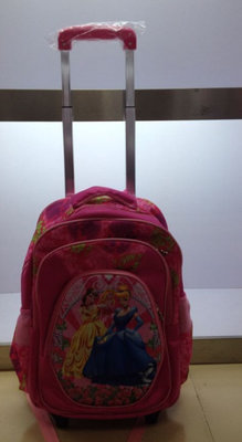 Large School Roller Backpack 16" Trolley Rolling Bag supplier