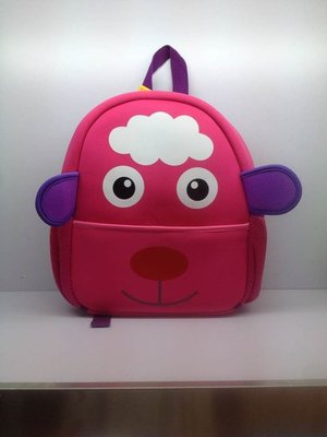 2015 hot sale animal neoprene Kids School bag supplier