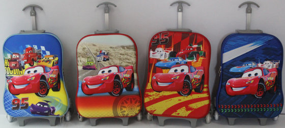 2016 new design 3D Car trolley bag for kids school bag supplier