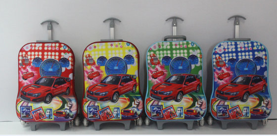 Hot sale  EVA  3D carton trolley  bag for Kids supplier