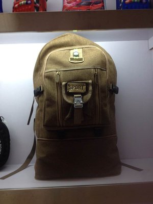 Fashion canvas backpack supplier