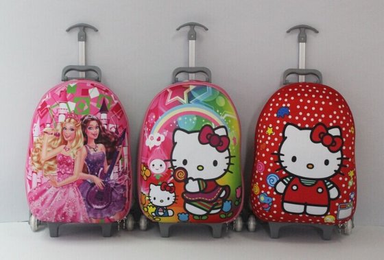 hardshell abs&pc kids trolley luggage supplier