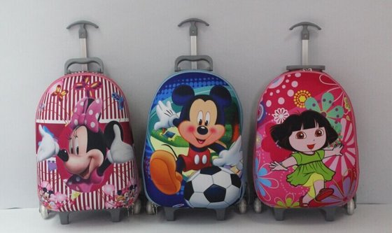 hardshell abs&pc kids trolley luggage supplier