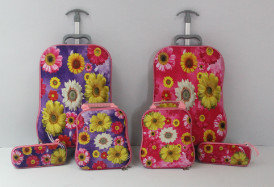3D carton EVA trolley school bag 3 pcs supplier