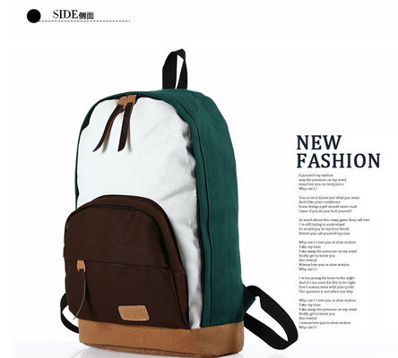 Fashion canvas backpack supplier