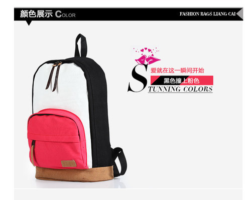 Fashion canvas backpack supplier