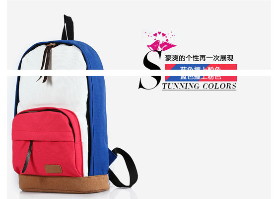 Fashion canvas backpack supplier