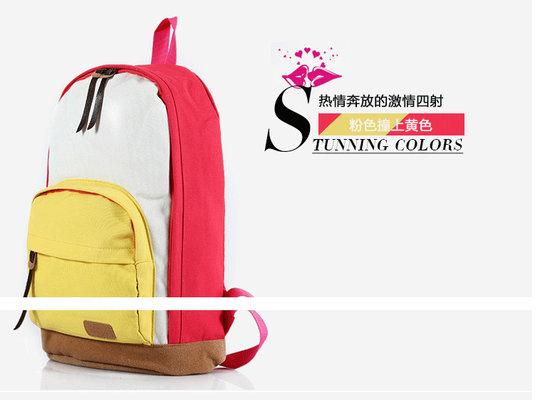 Fashion canvas backpack supplier