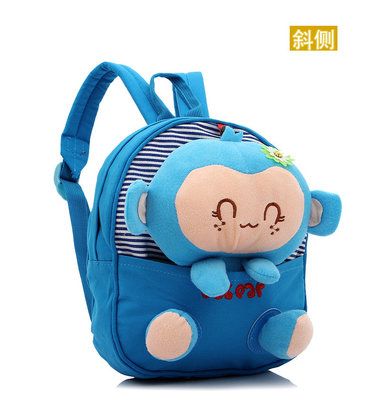 Kids cute canvas backpack supplier