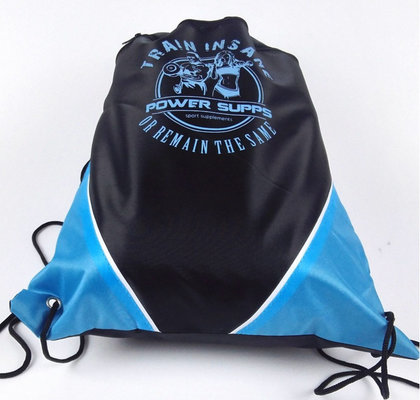 custom printing polyester/ nylon draw string bag supplier