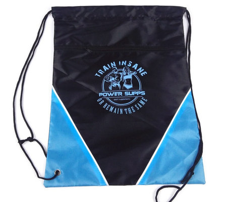 custom printing polyester/ nylon draw string bag supplier