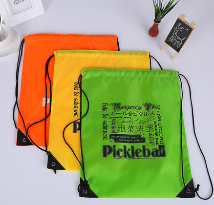 custom printing polyester/ nylon draw string bag supplier