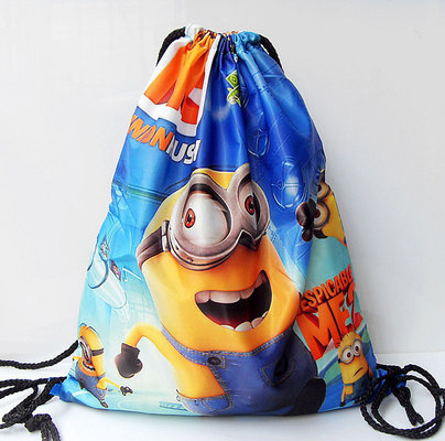 custom printing polyester/ nylon draw string bag supplier