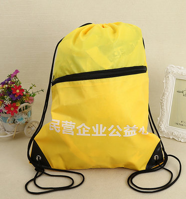 custom printing polyester/ nylon draw string bag supplier