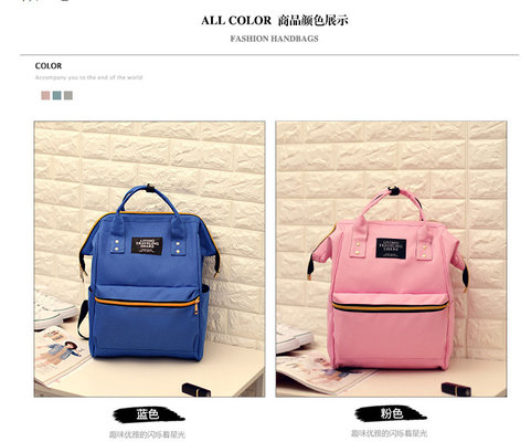 Hot sale Fashion canvas school bags supplier