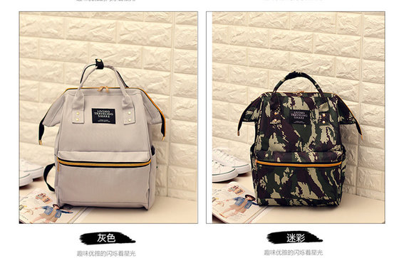 Hot sale Fashion canvas school bags supplier