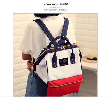 Hot sale Fashion canvas school bags supplier