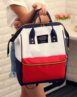 Hot sale Fashion canvas school bags supplier