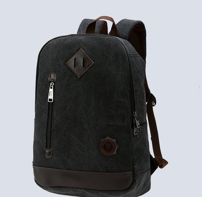 Canvas school  backpack supplier