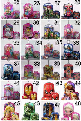 2017 HOT SALE  5D   6D   7D  Children Trolley 3 pcs supplier