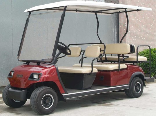 ELECTRIC 6 SEATER GOLF CART, REAR SEATS FOLDABLE, FOR CLUB,HOTEL, RESORT, PARK.ECT
